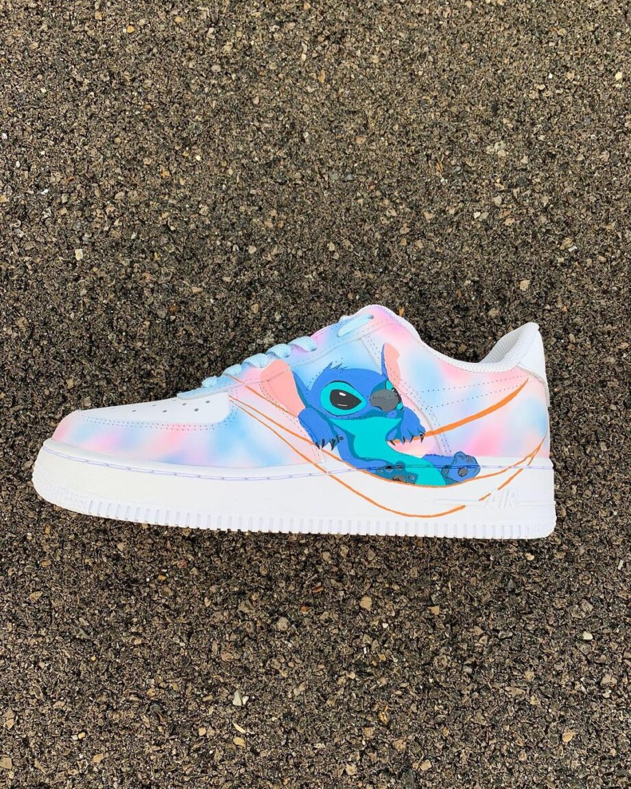 Stitch Air Force 1 Custom – Daniel Customs