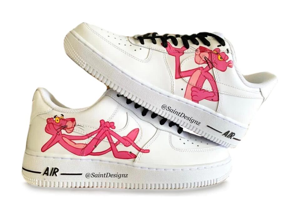 The Pink Panther Air Force 1 Custom – Daniel Customs