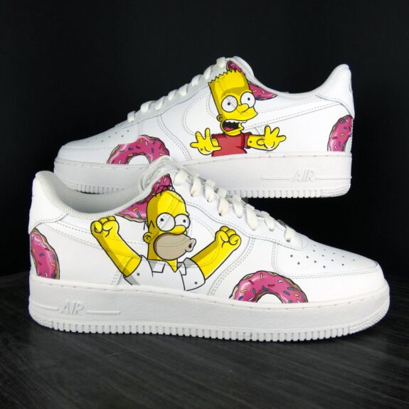 The Simpsons Air Force 1 Custom – Daniel Customs