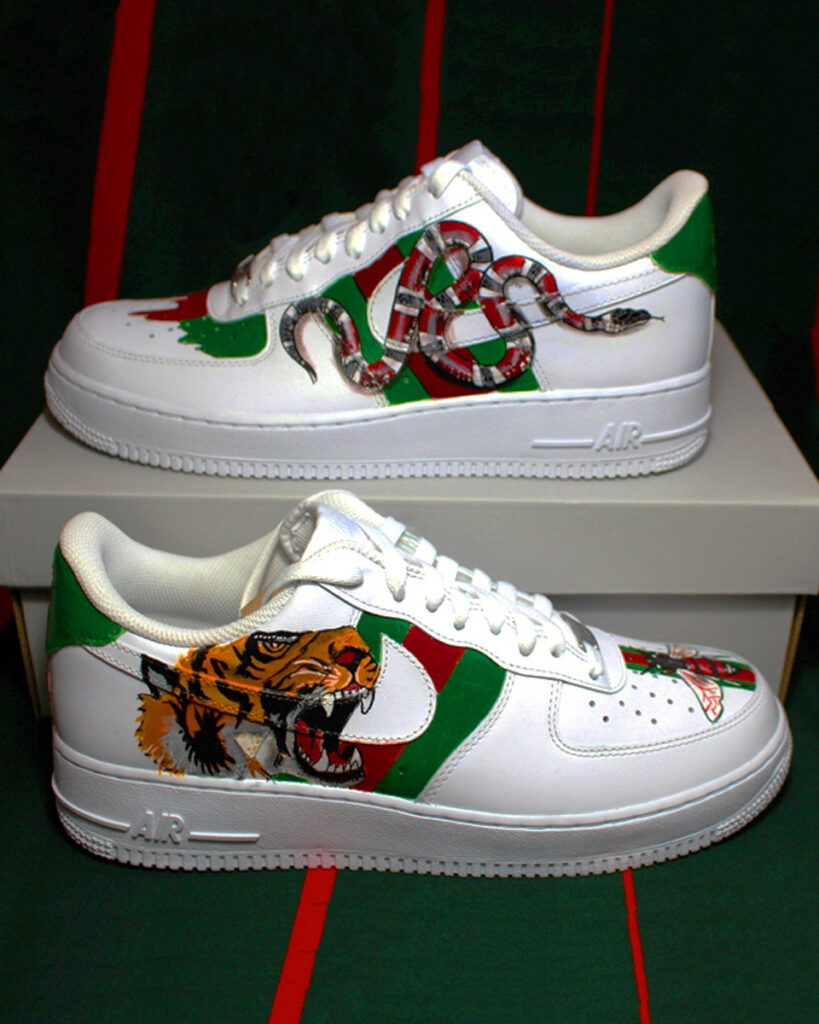 Tigre x Serpente Air Force 1 Custom – Daniel Customs