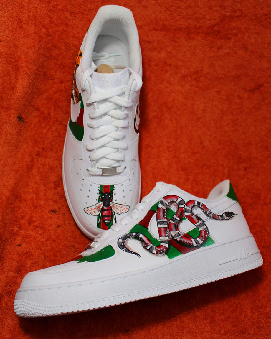 Tigre x Serpente Air Force 1 Custom – Daniel Customs