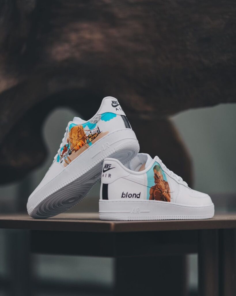 Travis Scott x Frank Ocean Air Force 1 Custom – Daniel Customs