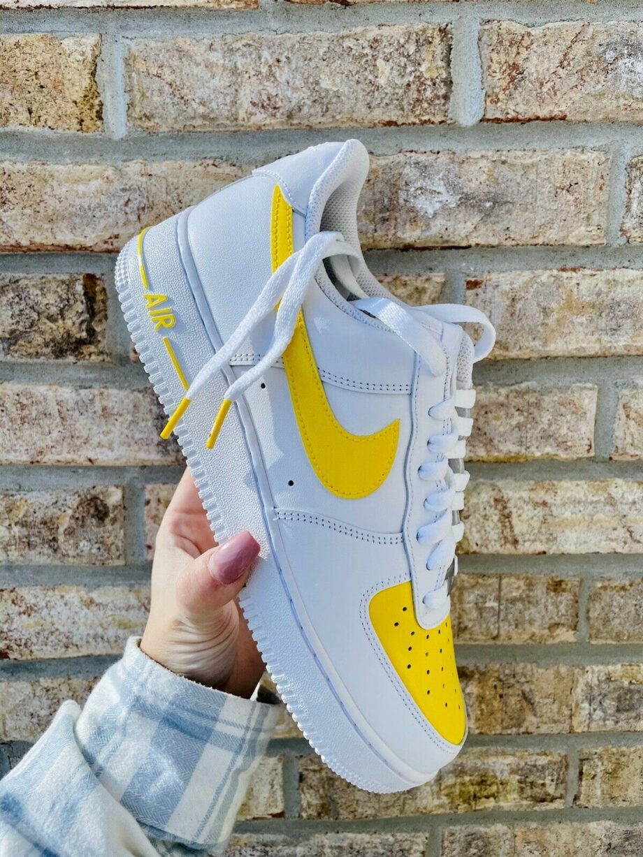 Yellow Air Force 1 Custom - Daniel Customs