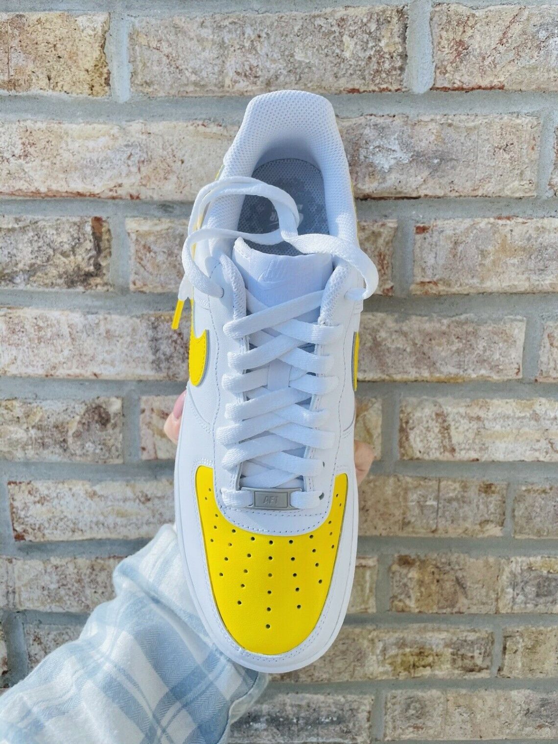 Yellow Air Force 1 Custom - Daniel Customs