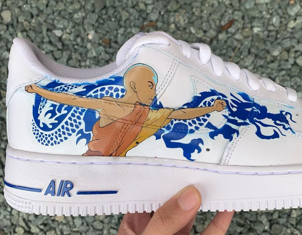 Avatar the Last Airbender – Aang and Zuko Air Force 1 Custom – Daniel ...
