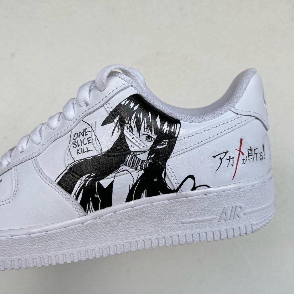 Akame ga Kill Air Force 1 Custom – Daniel Customs