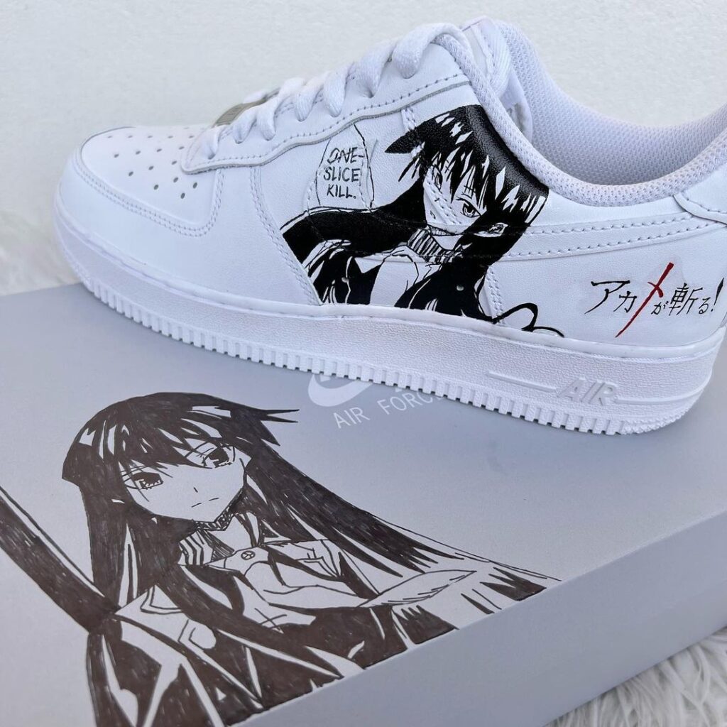 Akame ga Kill Air Force 1 Custom – Daniel Customs
