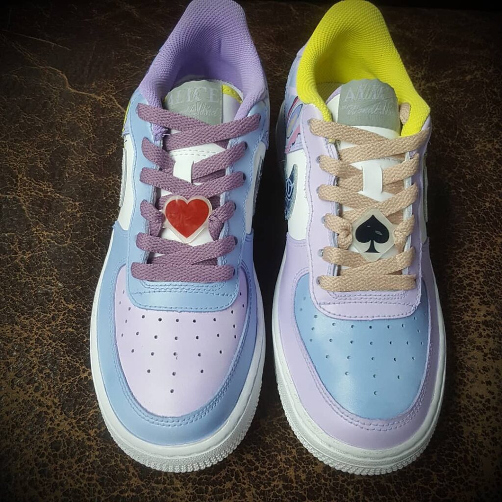 Alice in Wonderland Air Force 1 Custom – Daniel Customs