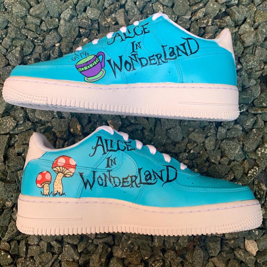 Alice in Wonderland Air Force 1 Custom – Daniel Customs