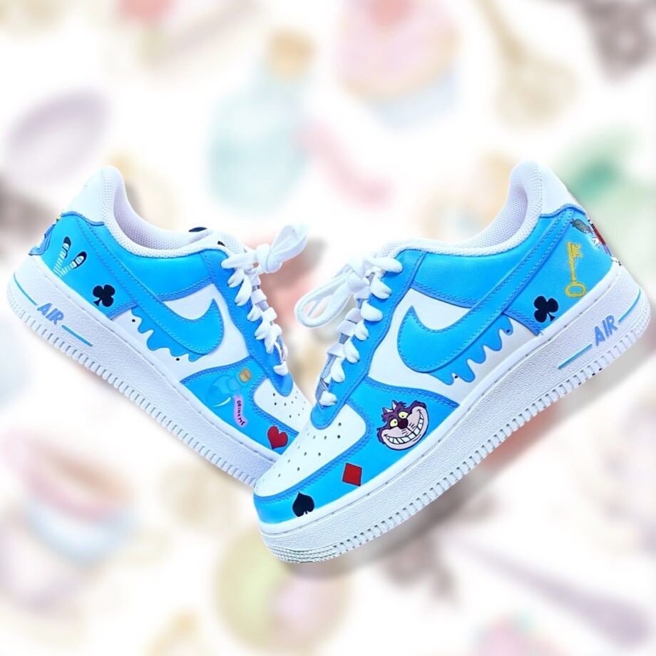 Alice in Wonderland Air Force 1 Custom – Daniel Customs