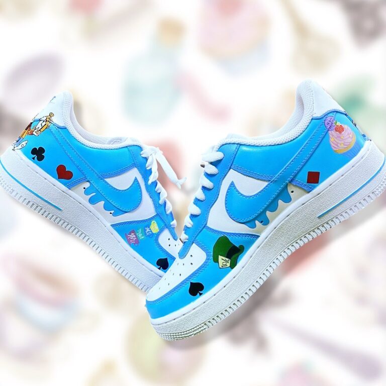Alice in Wonderland Air Force 1 Custom – Daniel Customs