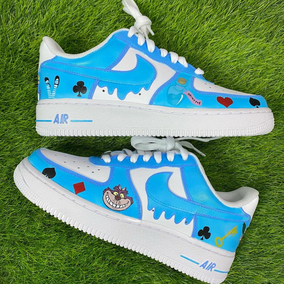 Alice in Wonderland Air Force 1 Custom – Daniel Customs