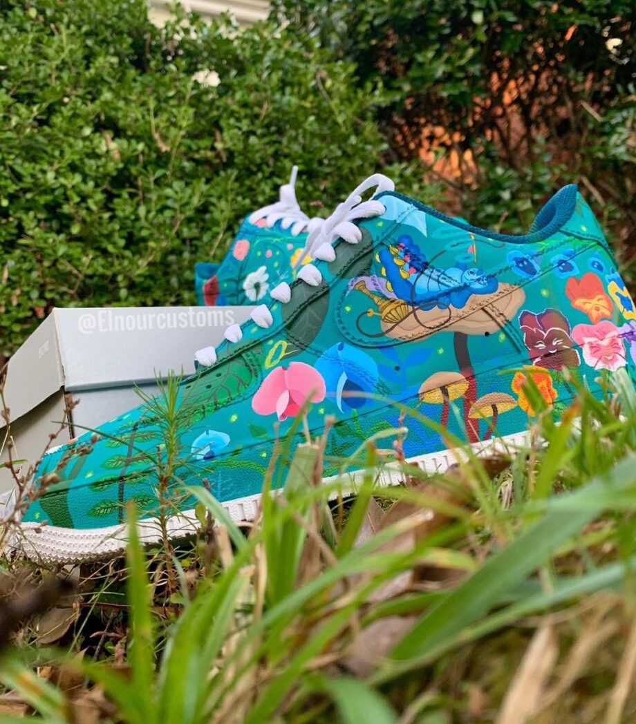 Alice in Wonderland Air Force 1 Custom – Daniel Customs
