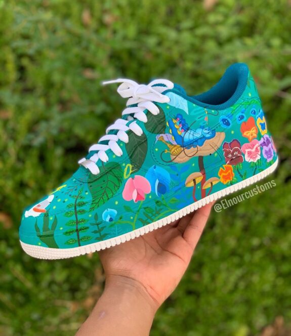 Alice in Wonderland Air Force 1 Custom – Daniel Customs