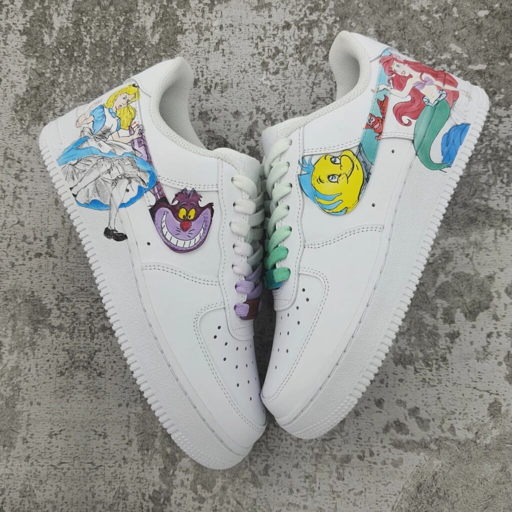 Alice x Ariel Air Force 1 Custom – Daniel Customs