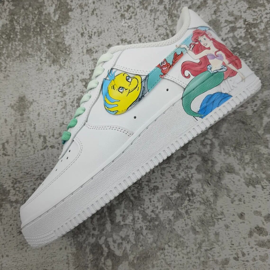 Alice x Ariel Air Force 1 Custom – Daniel Customs