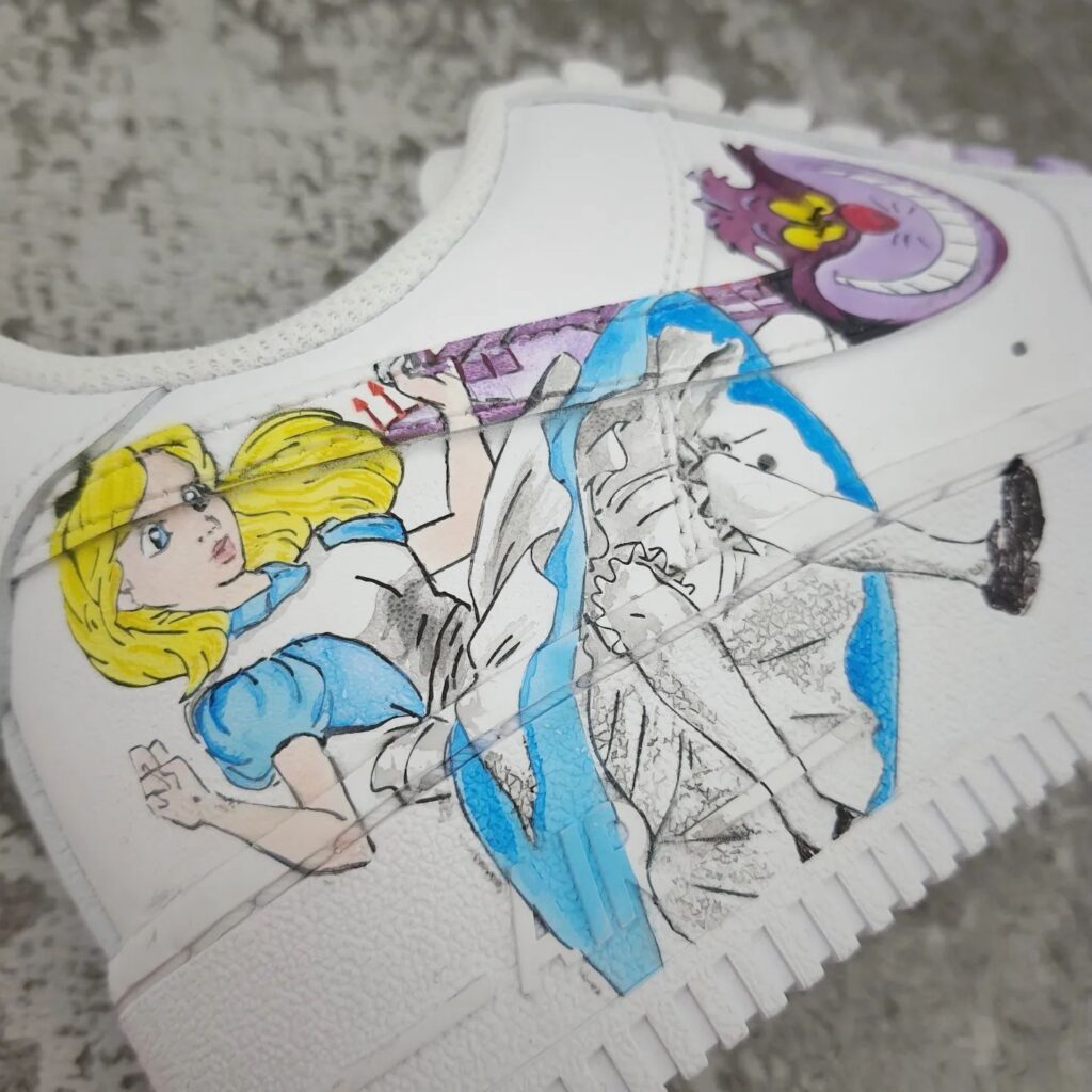 Alice x Ariel Air Force 1 Custom – Daniel Customs