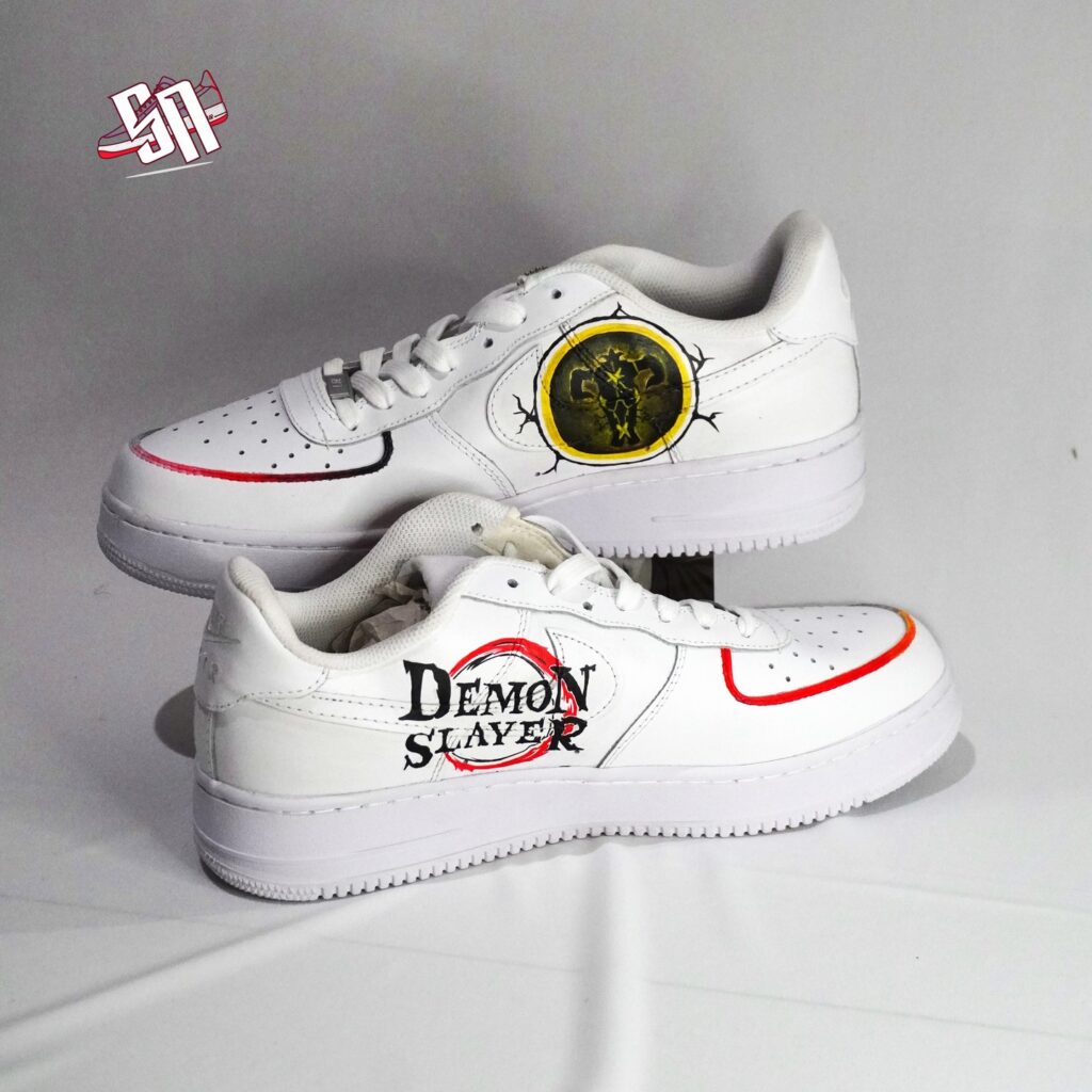 Asta x Tanjiro Afro Air Force 1 Custom – Daniel Customs