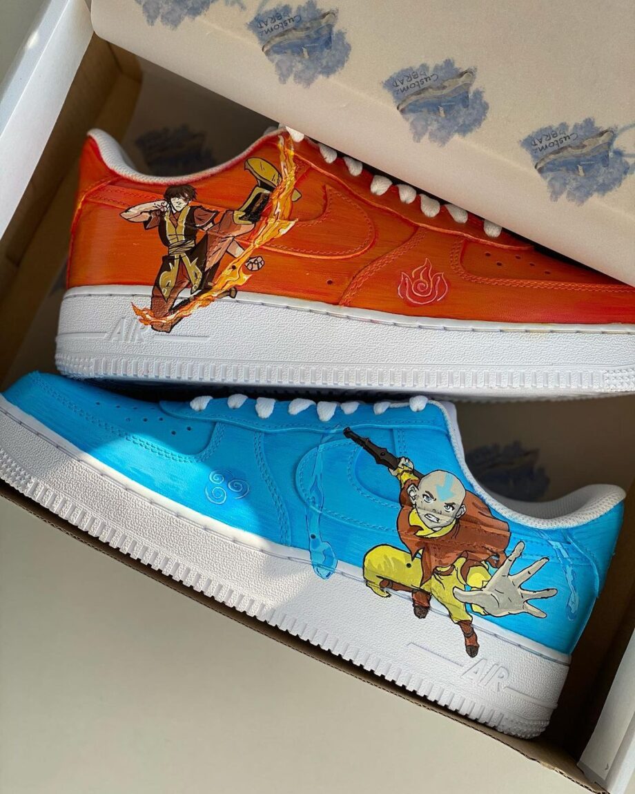 Avatar the Last Airbender Air Force 1 Custom – Daniel Customs