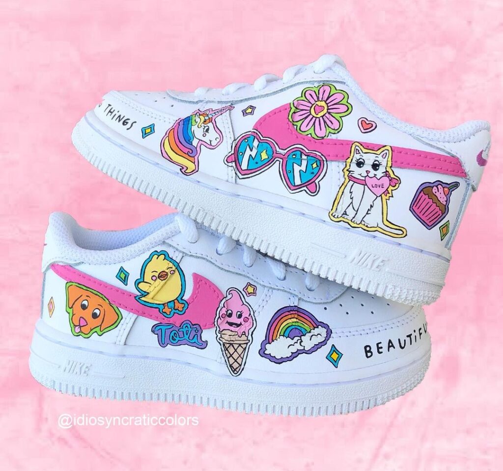 Beautiful Girl Air Force 1 Custom – Daniel Customs