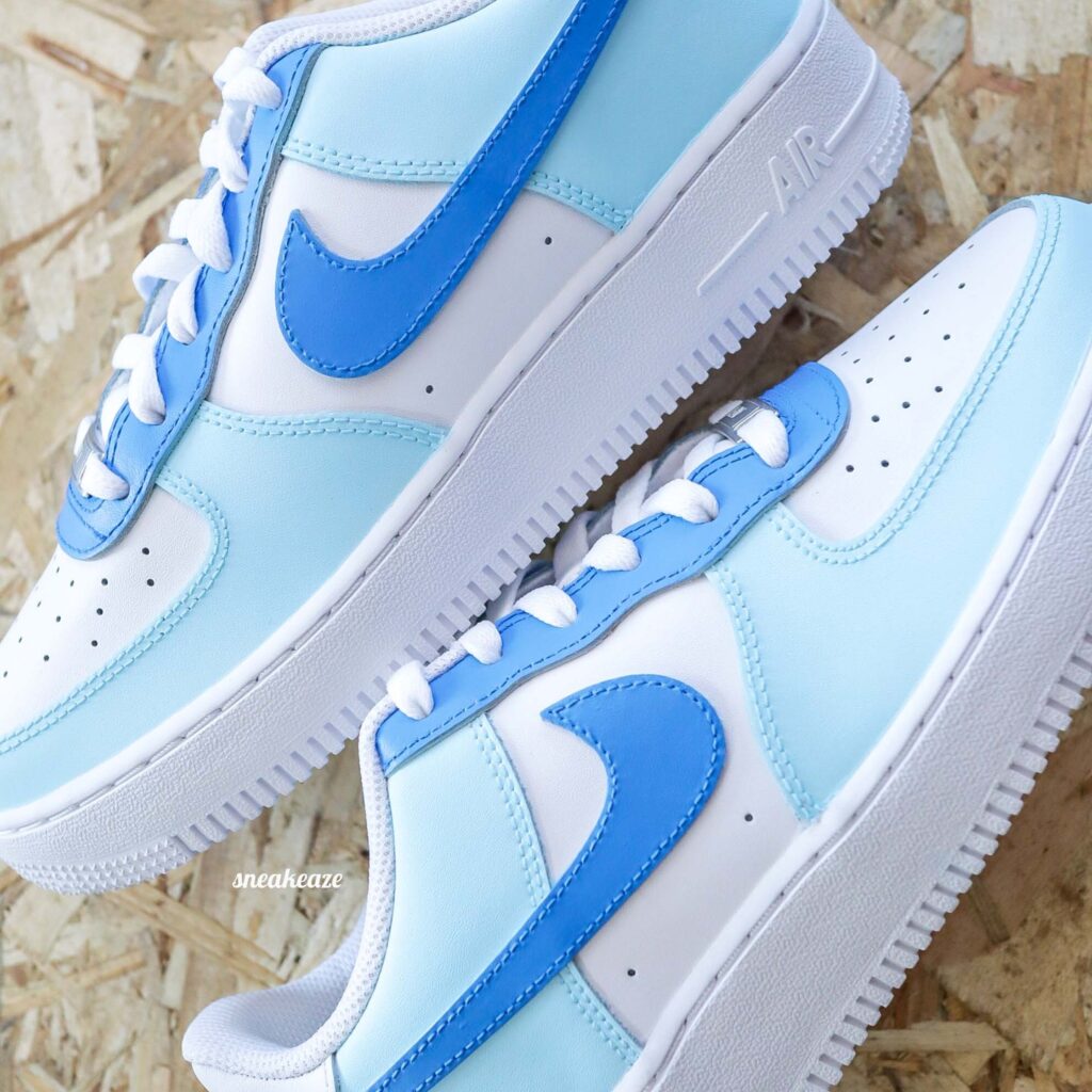 Blue Air Force 1 Custom – Daniel Customs