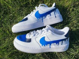 Blue Ombre Air Force 1 Custom – Daniel Customs
