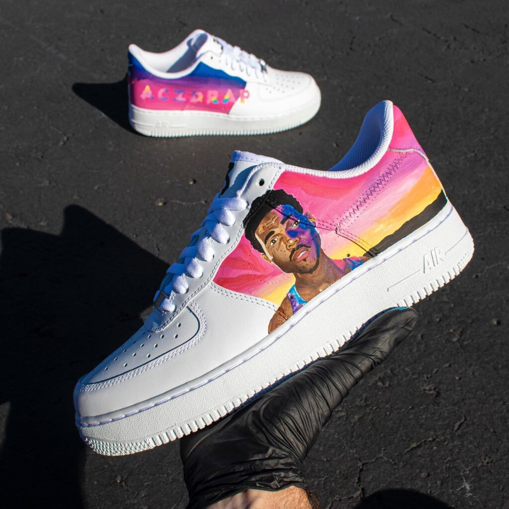 Chance the Rapper Air Force 1 Custom – Daniel Customs