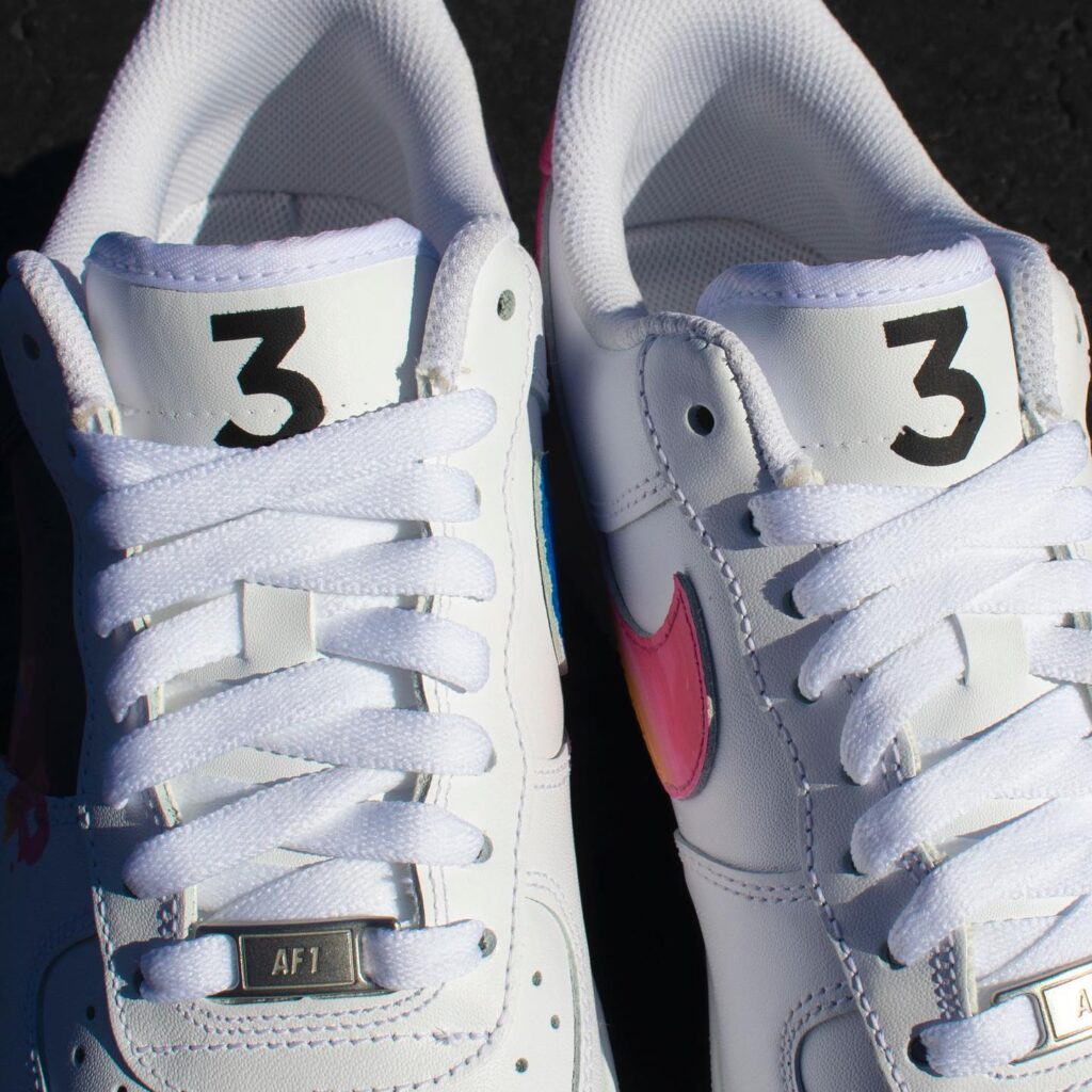 Chance the Rapper Air Force 1 Custom – Daniel Customs