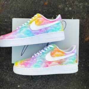 Cloudy Color Air Force 1 Custom – Daniel Customs