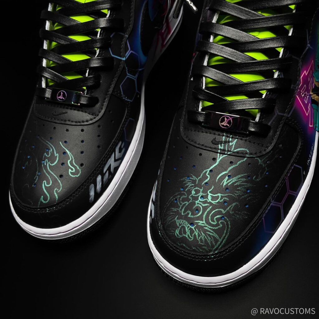 Cyberpunk Air Force 1 Custom – Daniel Customs