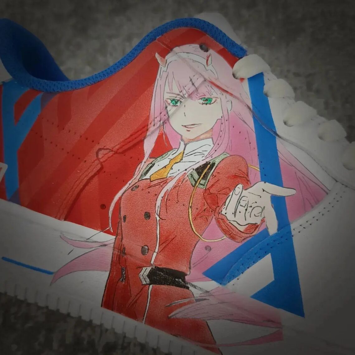 Darling In The Franxx Air Force 1 Custom – Daniel Customs