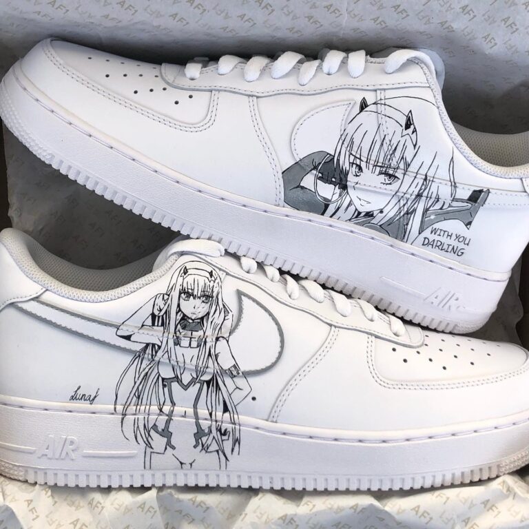 Darling In The Franxx Air Force 1 Custom – Daniel Customs
