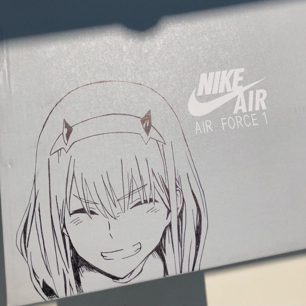 Darling In The Franxx Air Force 1 Custom – Daniel Customs