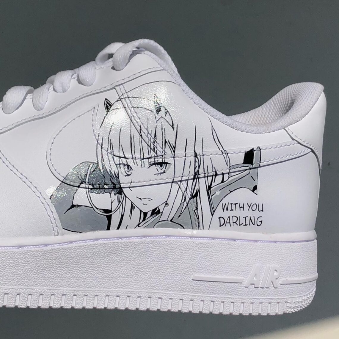 Darling In The Franxx Air Force 1 Custom – Daniel Customs