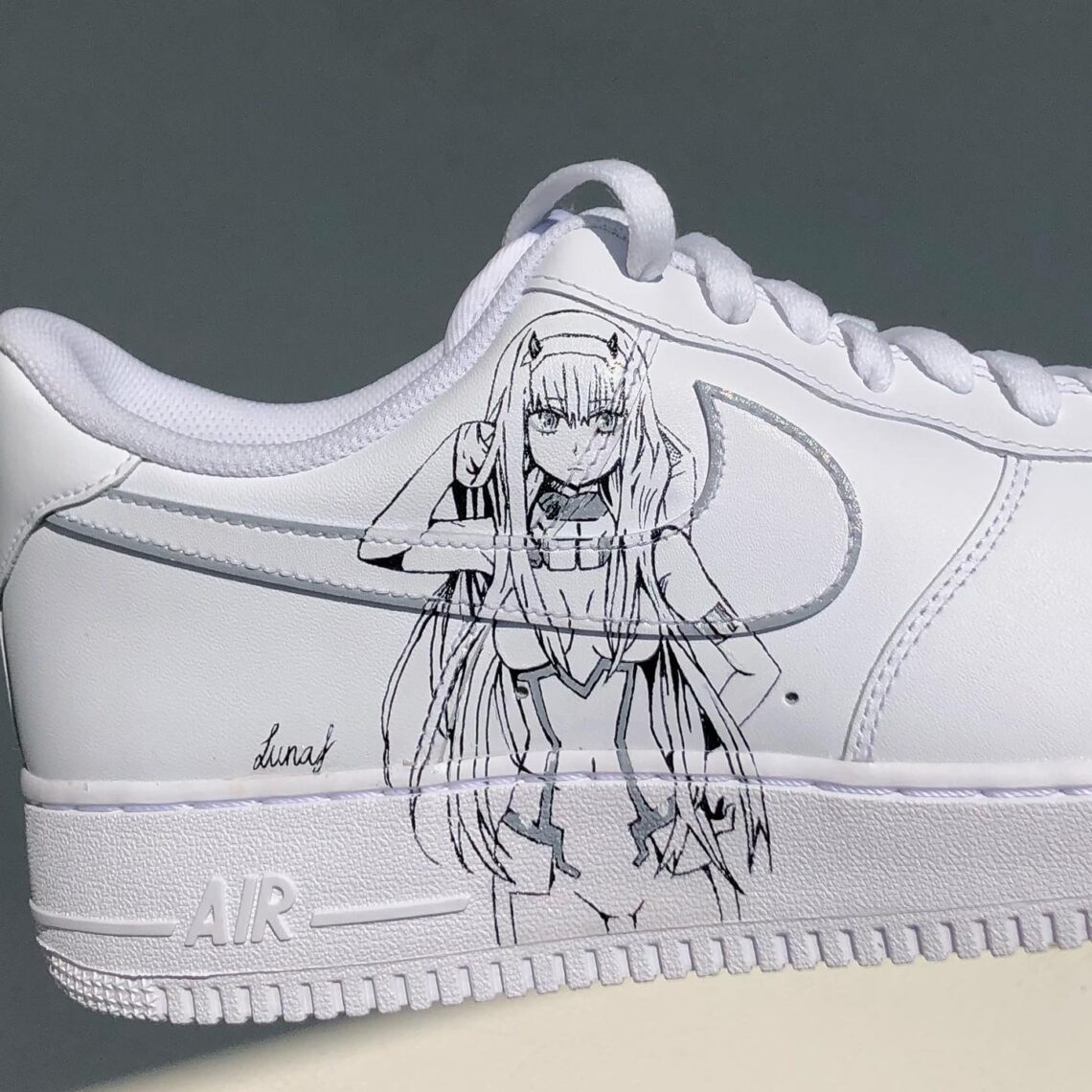 Darling In The Franxx Air Force 1 Custom – Daniel Customs
