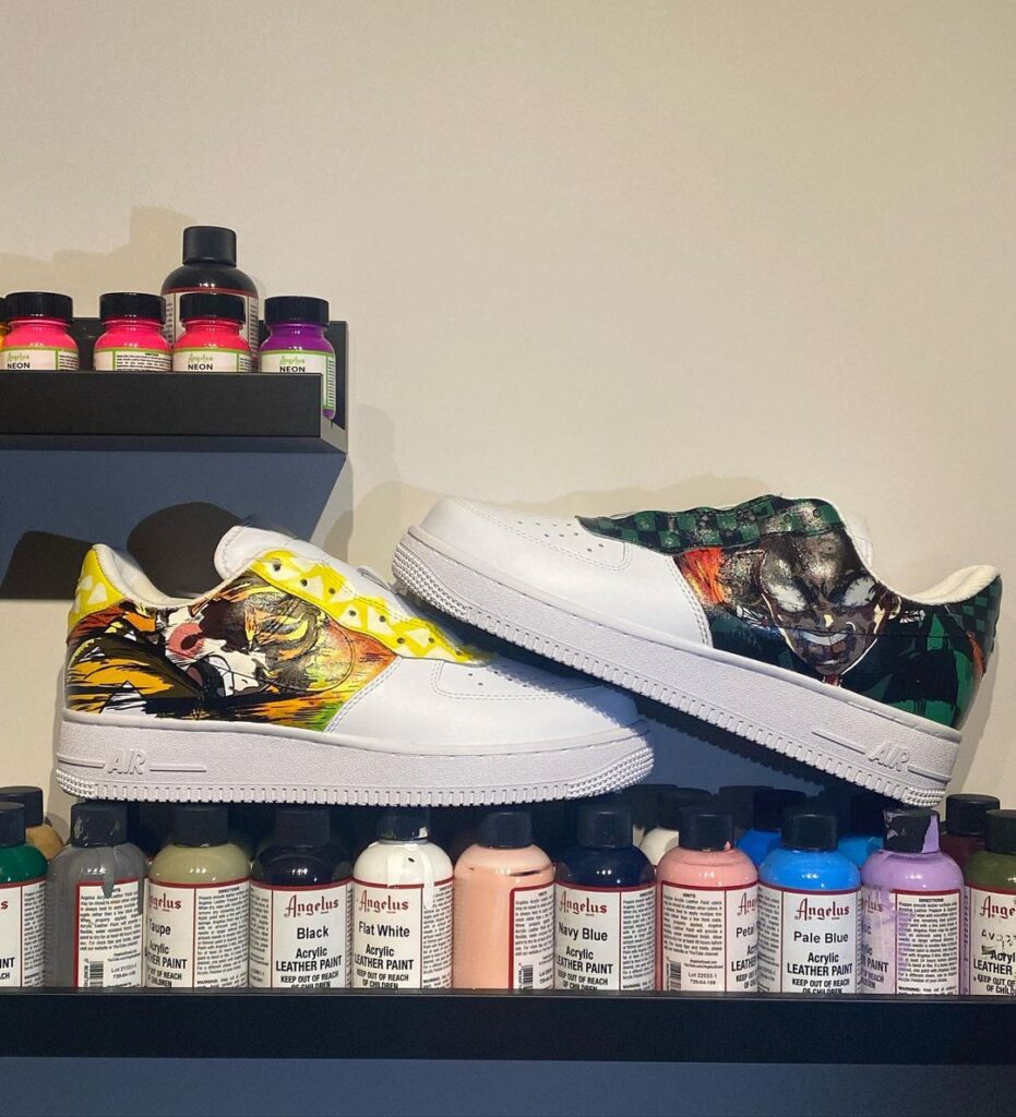 Demon Slayer Kimetsu no Yaiba Air Force 1 Custom – Daniel Customs