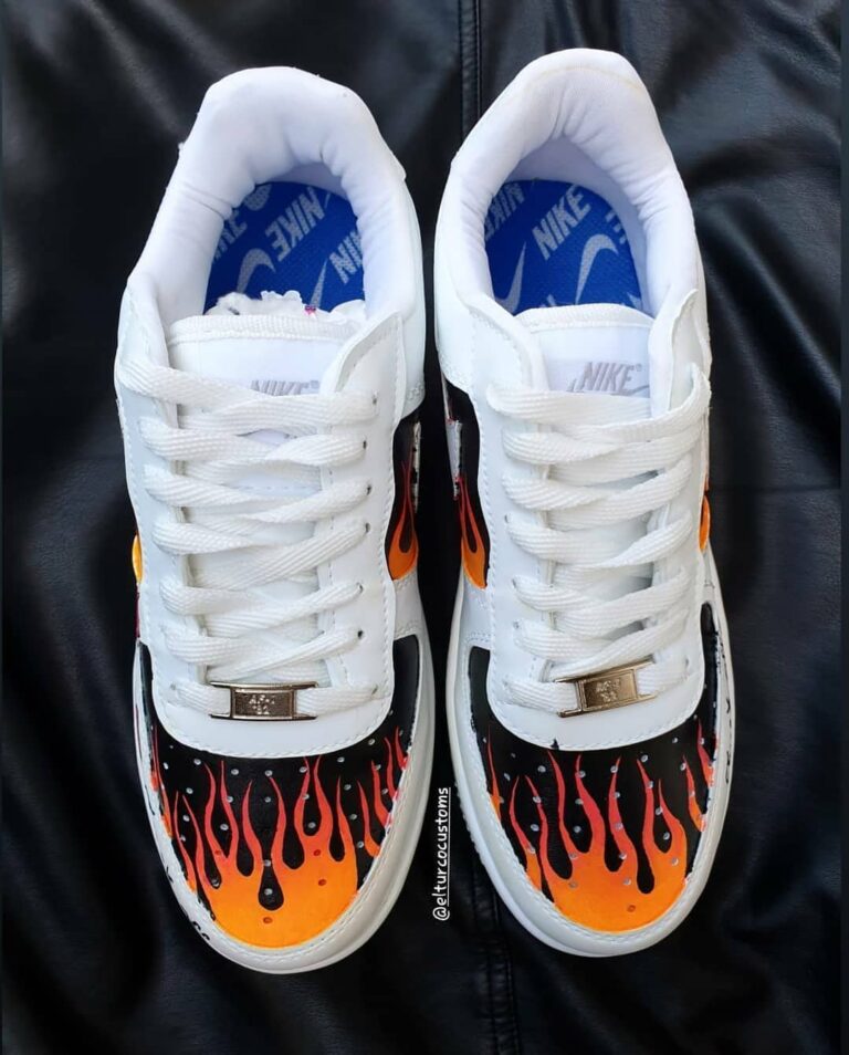 Devil and Fire Air Force 1 Custom – Daniel Customs