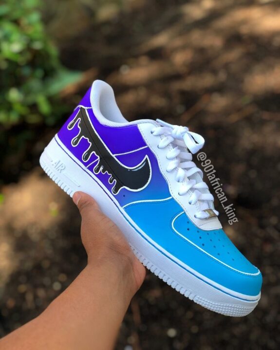 Drip Effect Air Force 1 Custom – Daniel Customs