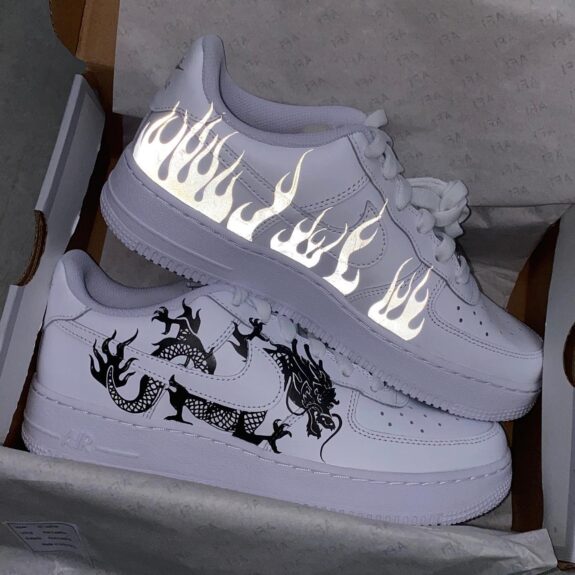 Fiery Dragon Air Force 1 Custom – Daniel Customs
