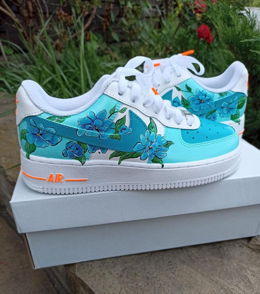 Flower Air Force 1 Custom – Daniel Customs