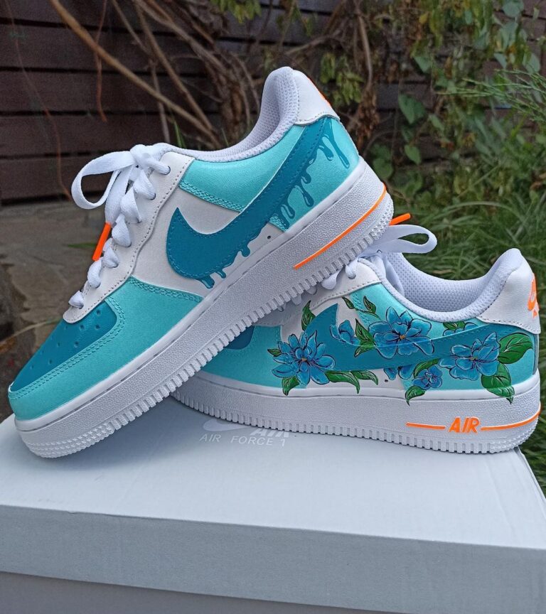 Flower Air Force 1 Custom – Daniel Customs