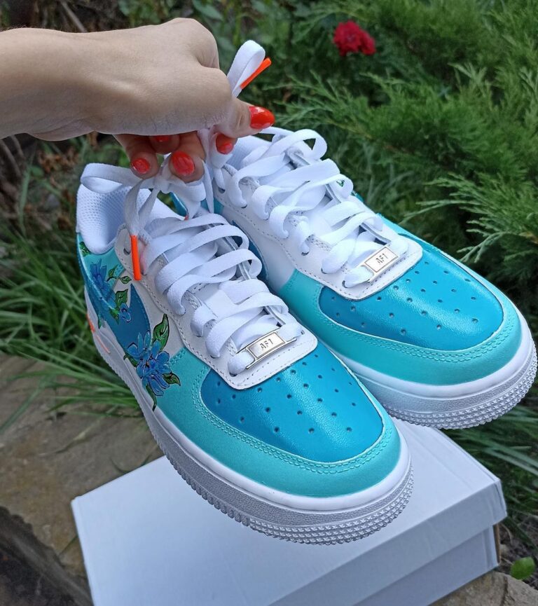 Flower Air Force 1 Custom – Daniel Customs