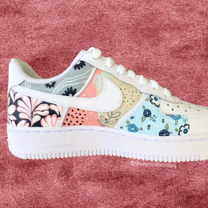 Flower Patterns Air Force 1 Custom – Daniel Customs