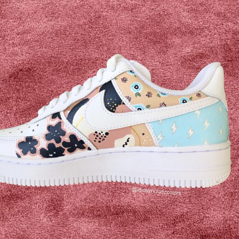 Flower Patterns Air Force 1 Custom – Daniel Customs