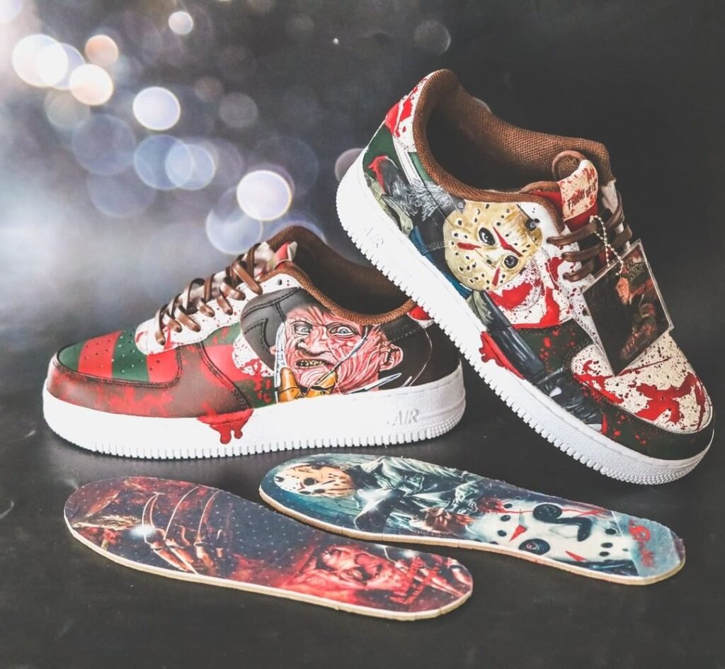 Freddy Krueger x Jason Voorhees Air Force 1 Custom – Daniel Customs
