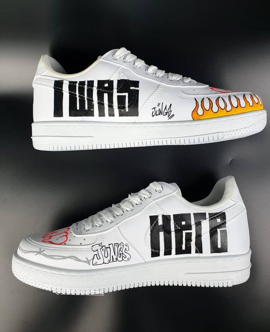 Freestyle Air Force 1 Custom – Daniel Customs