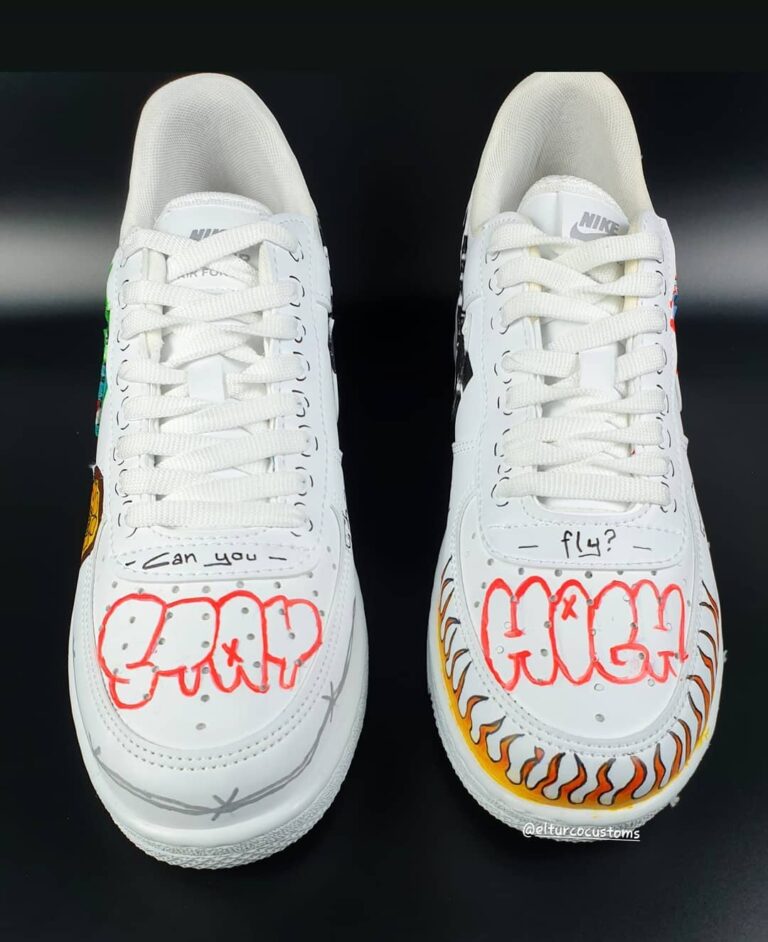Freestyle Air Force 1 Custom – Daniel Customs