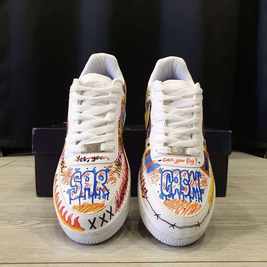 Freestyle Air Force 1 Custom – Daniel Customs