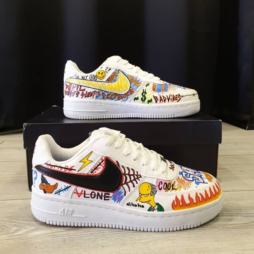 Freestyle Air Force 1 Custom – Daniel Customs