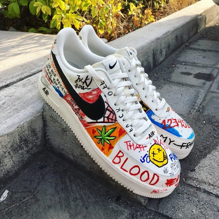 Graffiti Air Force 1 Custom – Daniel Customs